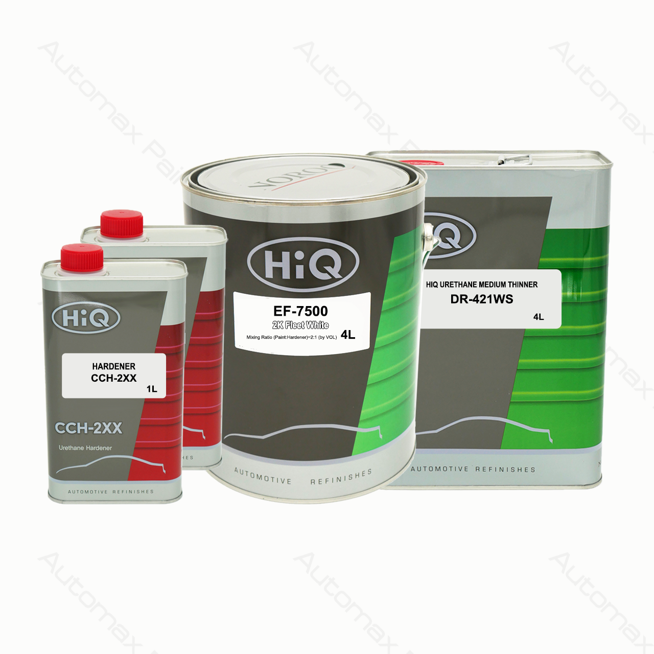 HiQ EF-7500 2K WHITE + HARDENER + THINNER KIT (10L)